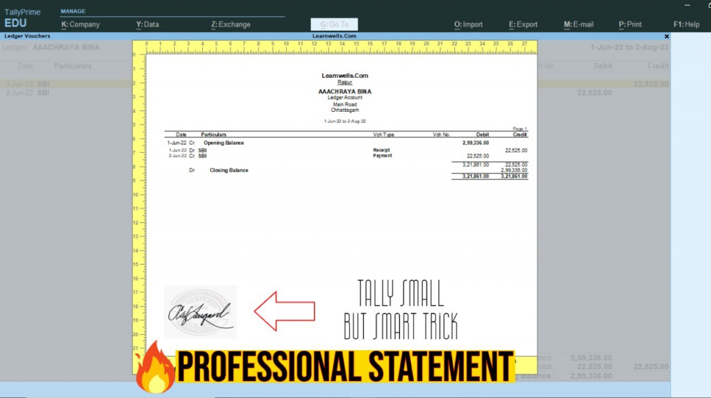 Tally & TDL - Learnwell