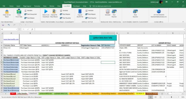 Best Excel to TallyPrime 3.0 Import Automation – All in One - Learnwell
