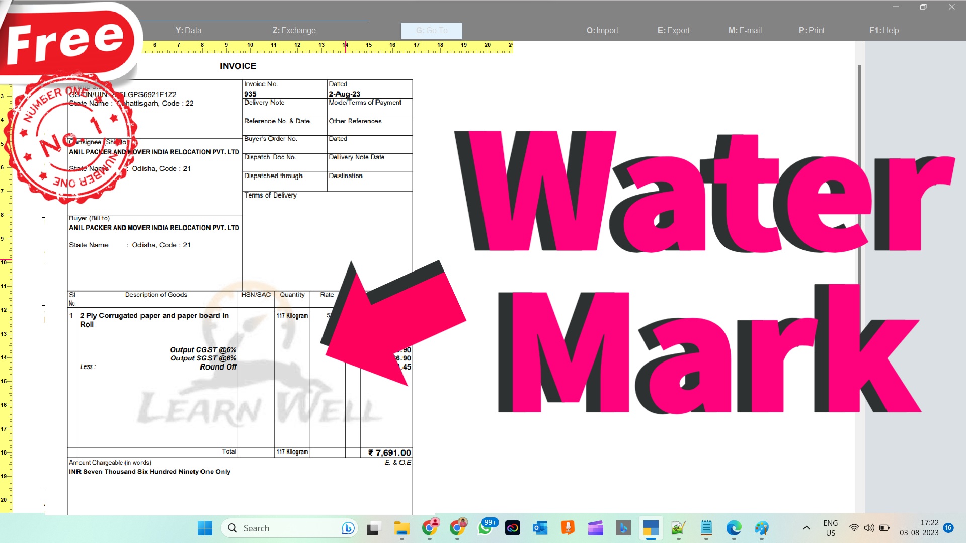 2023 Most Powerful Code to Add Watermark on PDF files and Invoices in ...